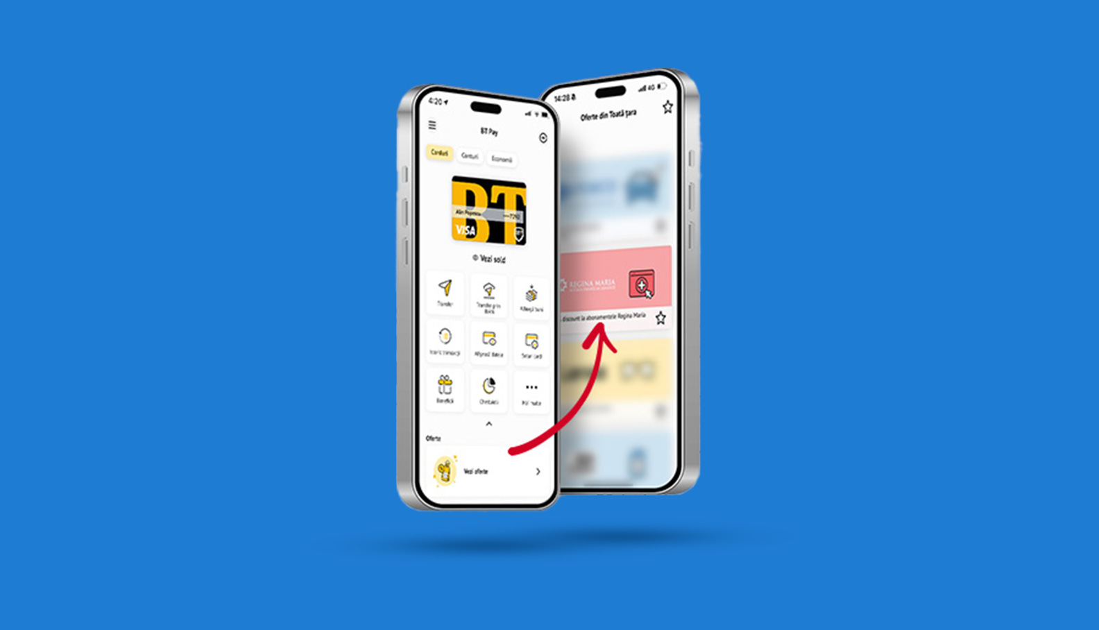 Медичні підписки Regina Maria зі знижкою через BT Pay Italia